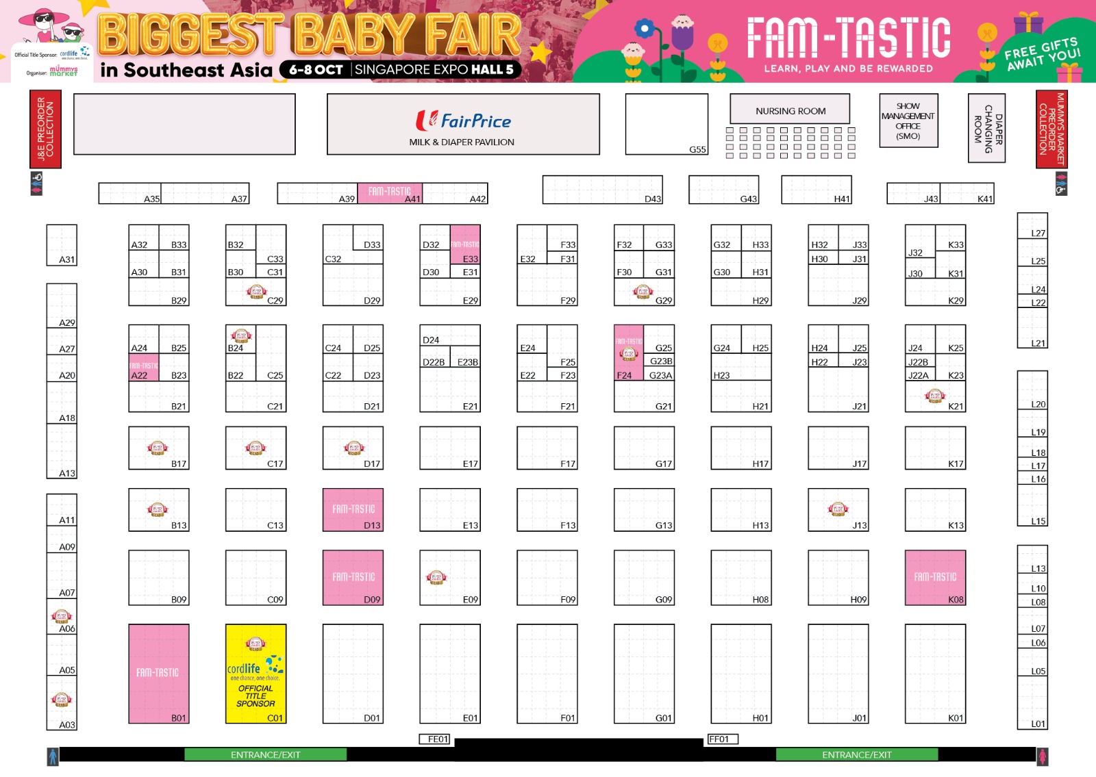 Mummys Market Largest Baby Fair in S.E.A | Expo Floor Plan