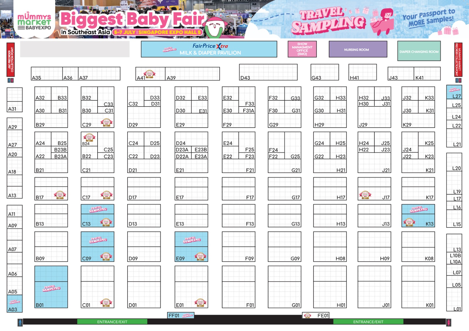 Mummys Market Largest Baby Fair in S.E.A | Expo Floor Plan